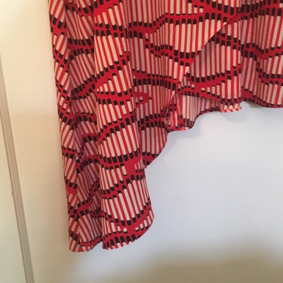 Topshop | Skirts | Topshop Red Black Print Matchstick Hilo Skirt | Poshmark